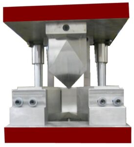 V notching tool for notching square and rectangular tube